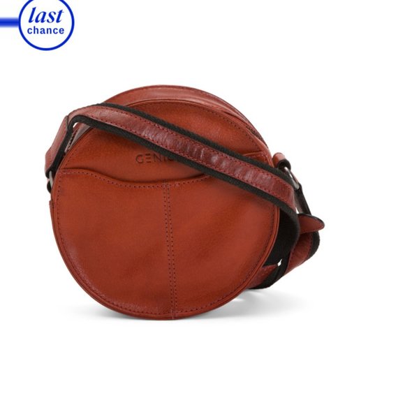 GENICCI | Bags | Genicci Red Leather Crossbody With Front Pocket | Poshmark